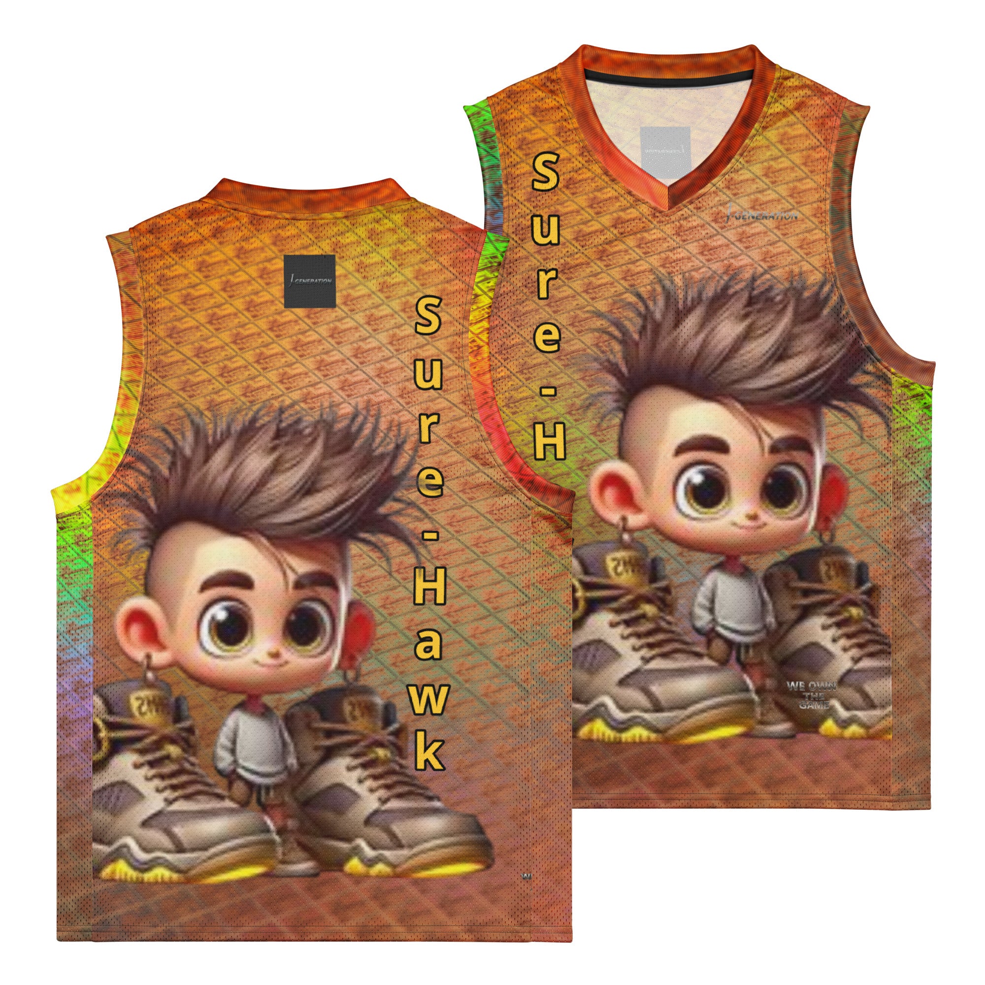 J-Generation (Sure-Hawk) Earth Tone Premium Basketball Jersey – God ...